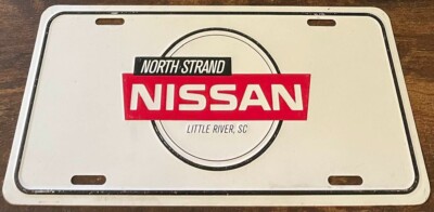 North Strand Nissan Booster License Plate Little River South Carolina ...