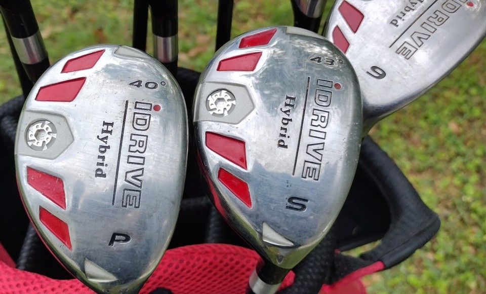 iDrive Hybrid Set 9pc Golf Club Set 3-PW & SW Graphite X-Power Shafts ...