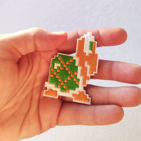 Nintendo Patch Super Mario Characters Embroidered 8Bit Iron-On 2.35" | eBay