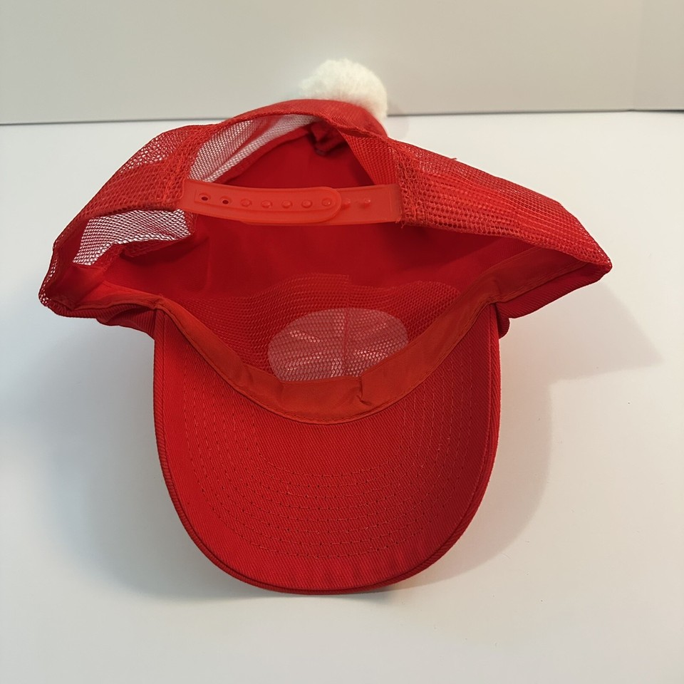 Walmart Santa Elf Hat Trucker Cap Adjustable Christmas Holiday Stocking ...
