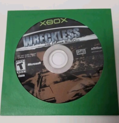Xbox - Wreckless: The Yakiiza Mission Game Disc Only! FREE SHIPPING ...