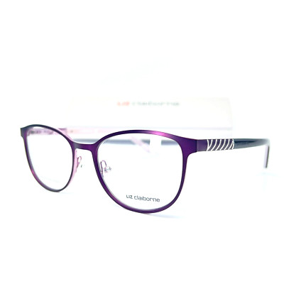 Liz Claiborne L459 RY8 Eyeglasses Purple Tortoise Womens Frames 48-17 ...