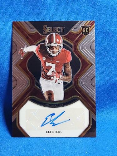 ELI RICKS 2023 Select Draft Picks Rookie Signatures Autograph Card RS ...