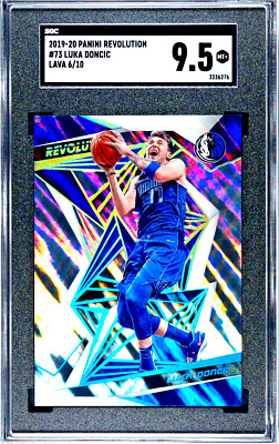 2019-20 Panini Revolution Lava Parallel #'d /10 Luka Doncic Dallas Mavs ...