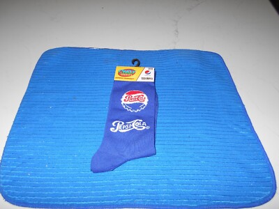 Genuine New Pepsi Cola Socks size 6-12 Mens N/MINT | eBay