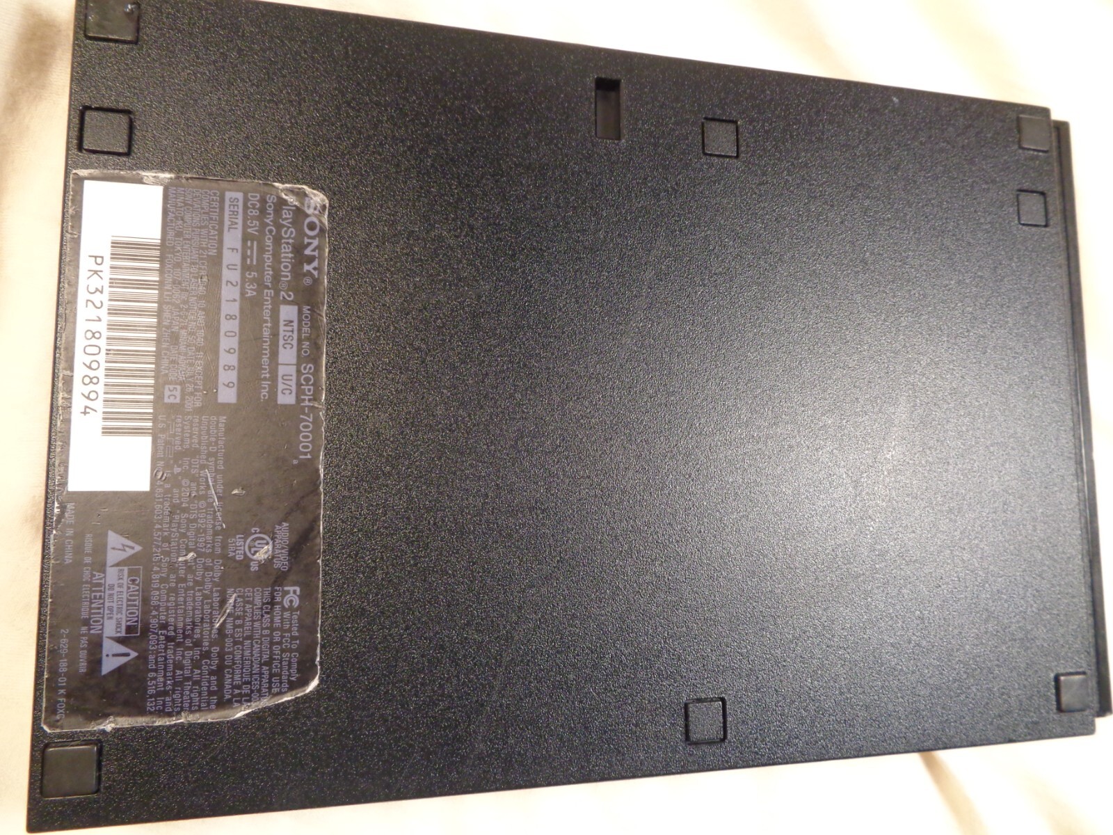 Original Sony PlayStation 2 bundle PS2 Slim Console REFUR REBUILT + 8 ...