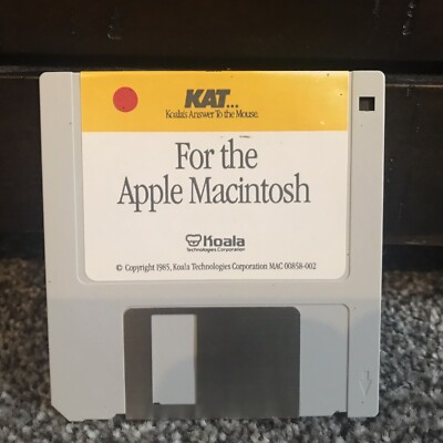 Vintage- KAT For The Apple Macintosh - Apple Macintosh Mac Disk - 1985 ...
