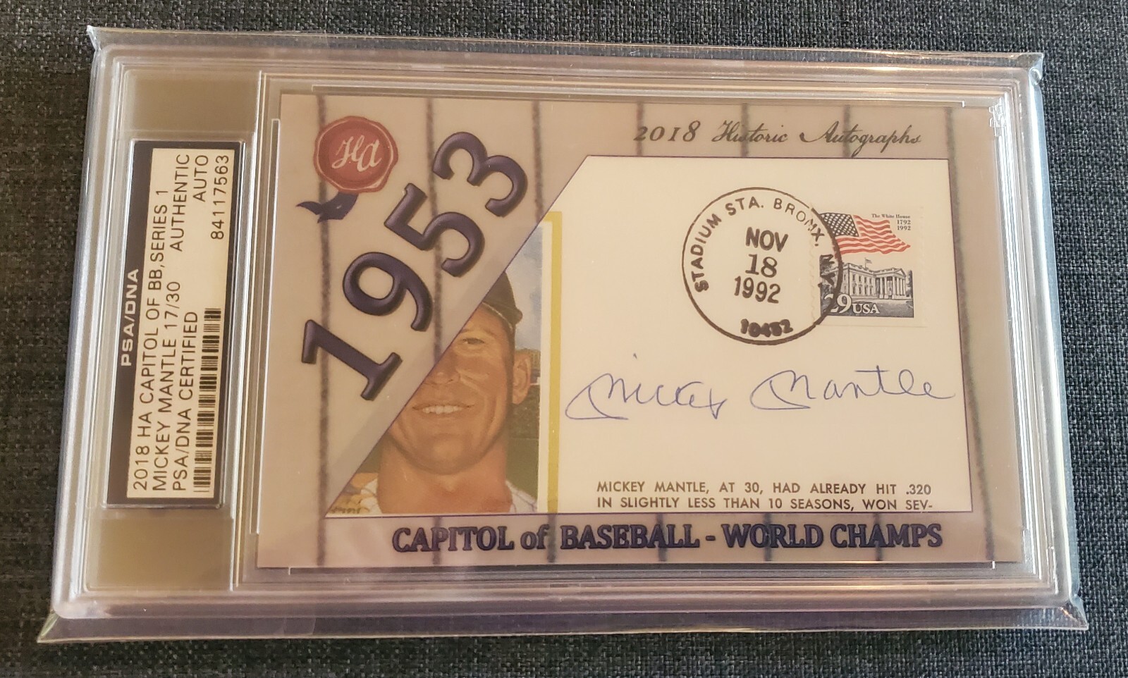 Mickey Mantle | Autographed Baseball Memorabilia & MLB Merchandise