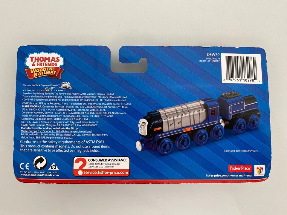 Thomas & Friends Wooden Railway Train Tank Engine - Racing Vinnie - NEW ...