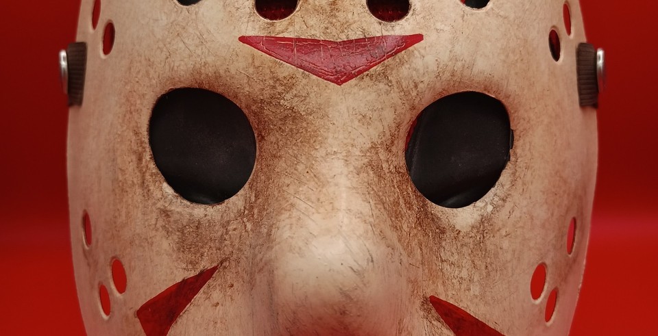 Jason Voorhees Friday 13th Style mask Custom Hand Painted Horror ...