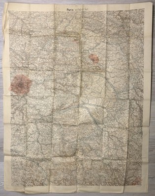 German Army WWI Contour War Map Of Zusammendruck F Vermessungs ...