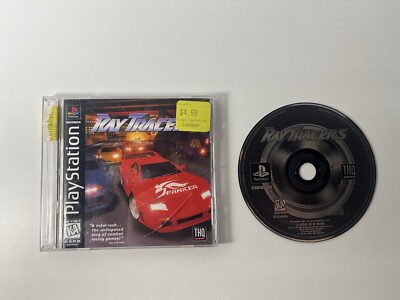 Ray Tracers Sony PlayStation 1 1997 PS1 Black Label Manual Disc Case ...