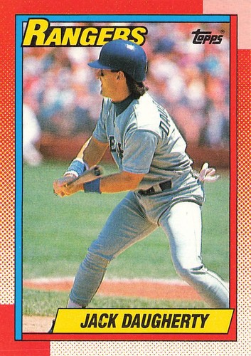 1990 Topps #52 Jack Daugherty Texas Rangers | eBay