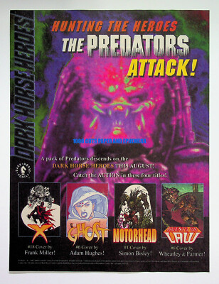 Predators Dark Horse Comics 1995 Trade Print Magazine Ad Poster ADVERT ...
