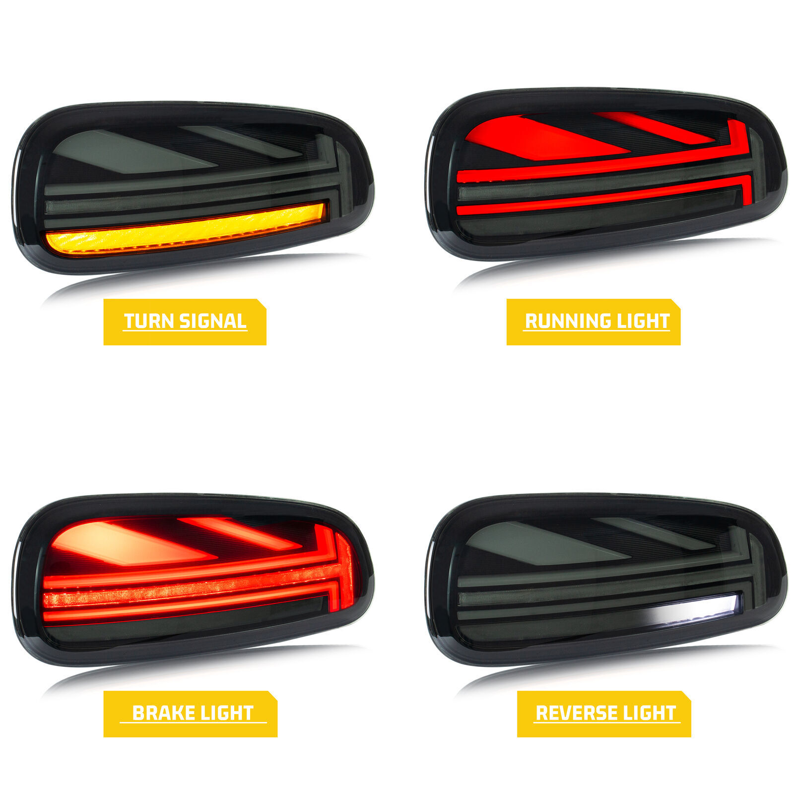 LED Tail Lights 3D Animation Brake Light for Mini Clubman F54 Cooper ...