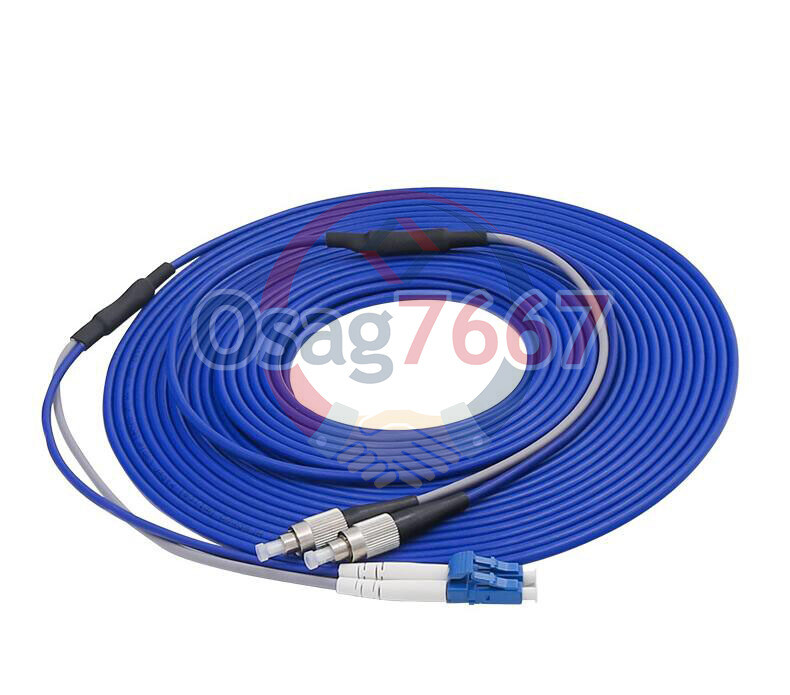 20M Single Mode SM 9/125 Fiber Patch Cord LC to FC Duplex Indoor ...