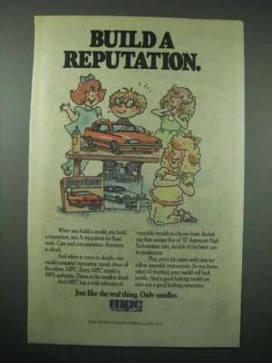1987 MPC Model Kit Ad - Build a Reputation | eBay