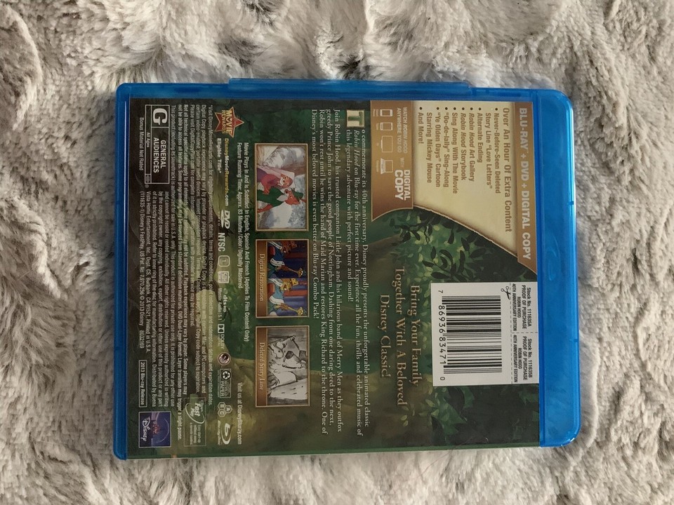 Robin Hood 40th Anniversary Edition Blu-ray & DVD 8717418408572 | eBay