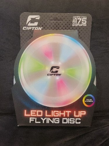 Frisbee Cipton LED Color Changing Glow In The Dark 175 Gram Flying Disc ...