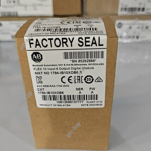 New Factory Sealed AB 1794-IB10XOB6 SER A Flex I/O Digital Combination ...