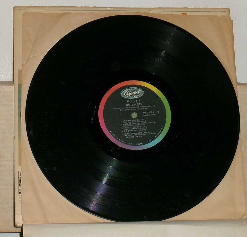 The Beatles – Help - Motion Picture Soundtrack - 1965 Mono Vinyl LP ...