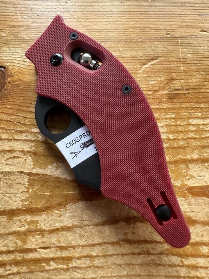 Spyderco Dodo Red St. Nicks Knife C80GPRDBK Exclusive DLC Factory ...