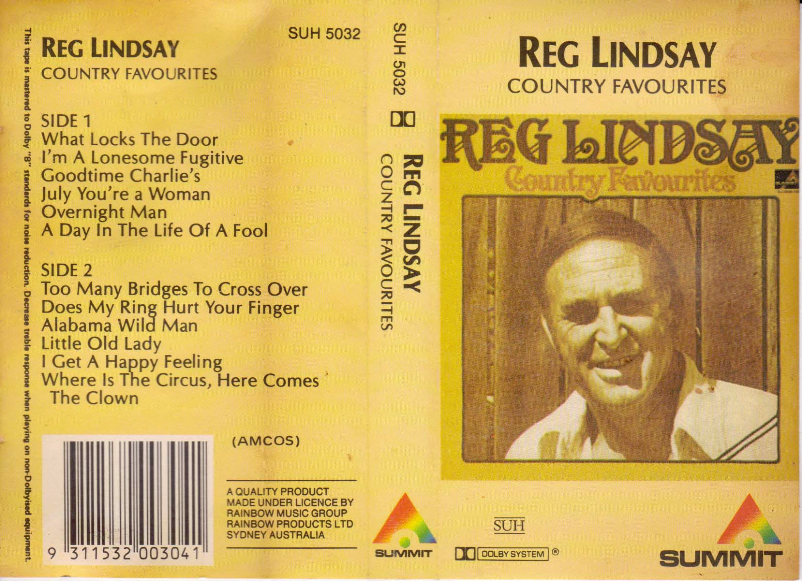 REG LINDSAY Country Favourites - Cassette - Tape SirH70 | eBay Australia