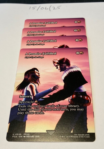 Magic the Gathering MTG A Promise Fulfilled (Light Up the Stage) x4 ...