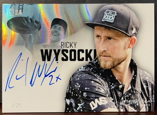 DGPT 2024 Ricky Wysocki Autograph Signature Series Disc Golf Card ...