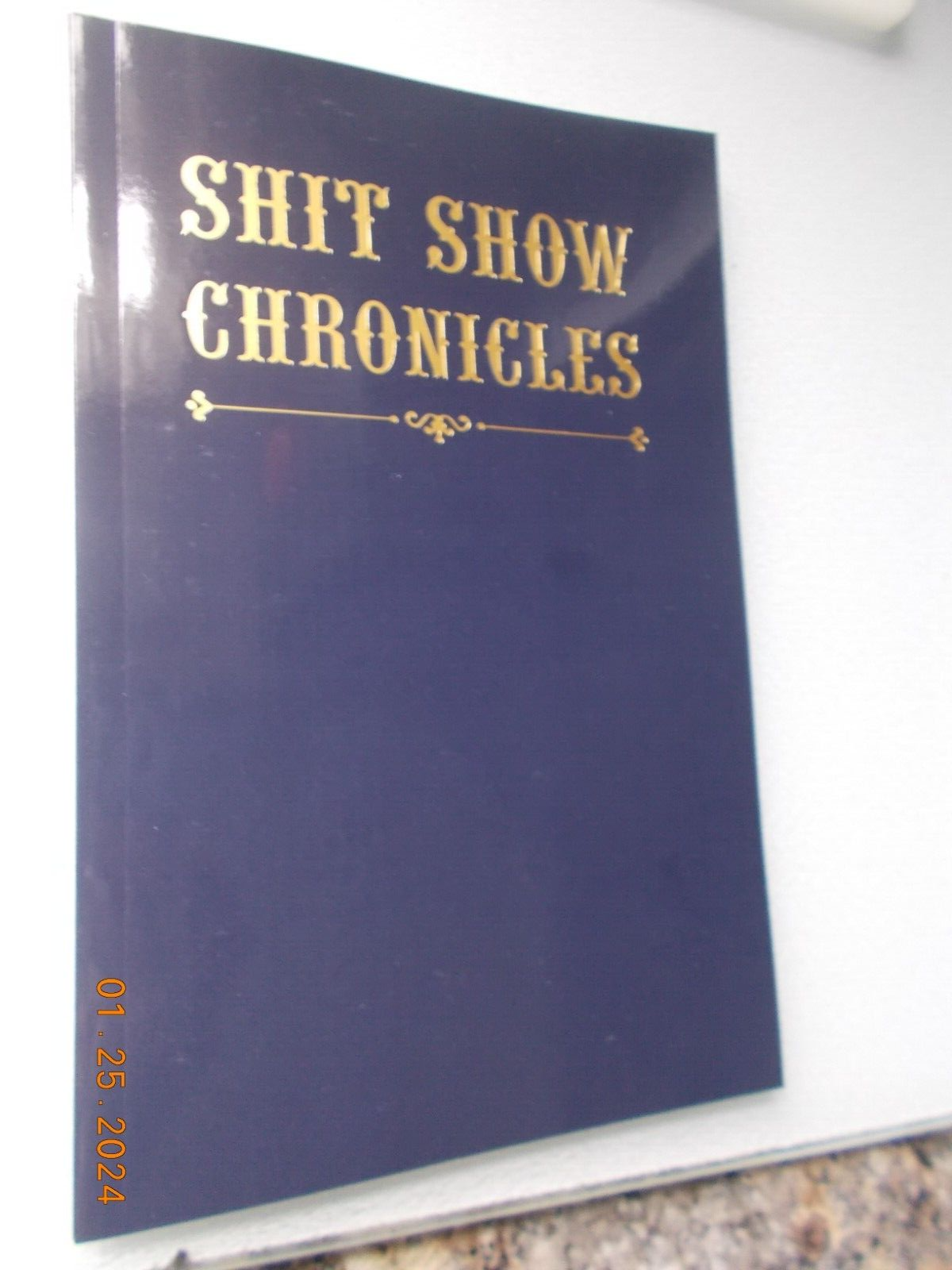 Office Humor (or not) Blank Lined ~6"x9" Notebook titled ***T Show ...