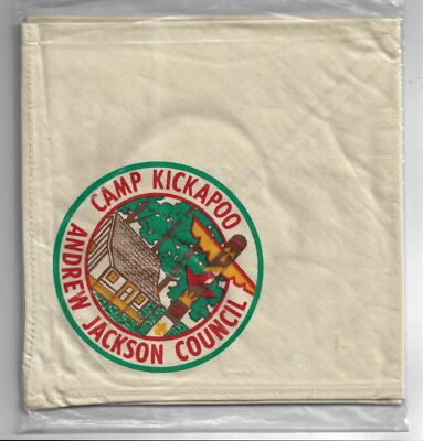 Camp Kickapoo Andrew Jackson Council Neckerchief [NC-2637] | eBay