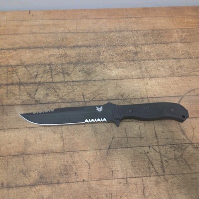 Benchmade 155 Presidio Fixed Blade W Sheath BM155SBK USA | eBay