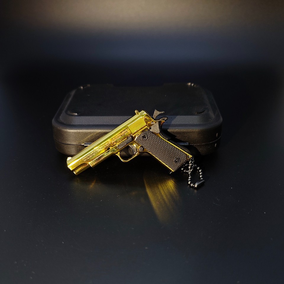 1911 Keychain,Metal Gun Keychain Mini Pistol Keychain for Man,Son ...