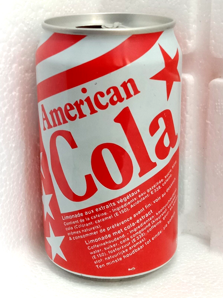 1993-1994 Empty Soda Cans AMERICAN COLA & CITRO Empty Can 330ml Germany ...