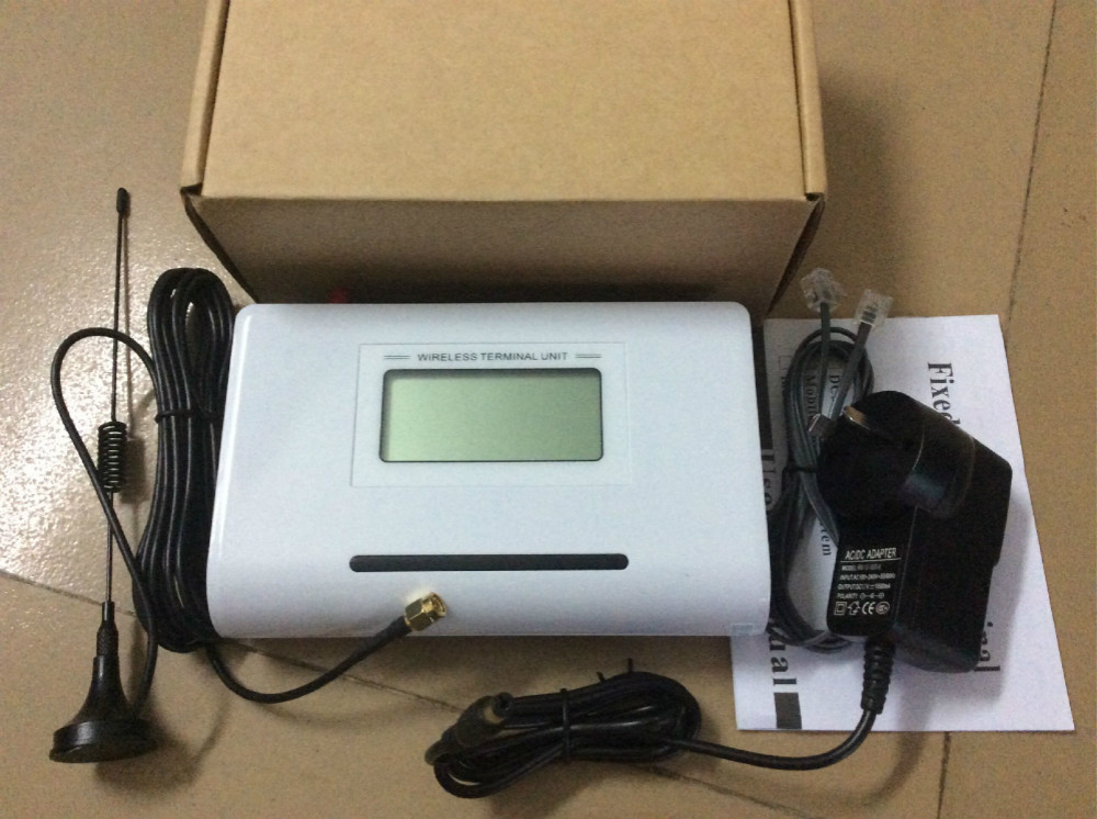 LCD Wireless Fixed Terminal LTE 4G-VoLTE Home Security Burglar Alarm ...