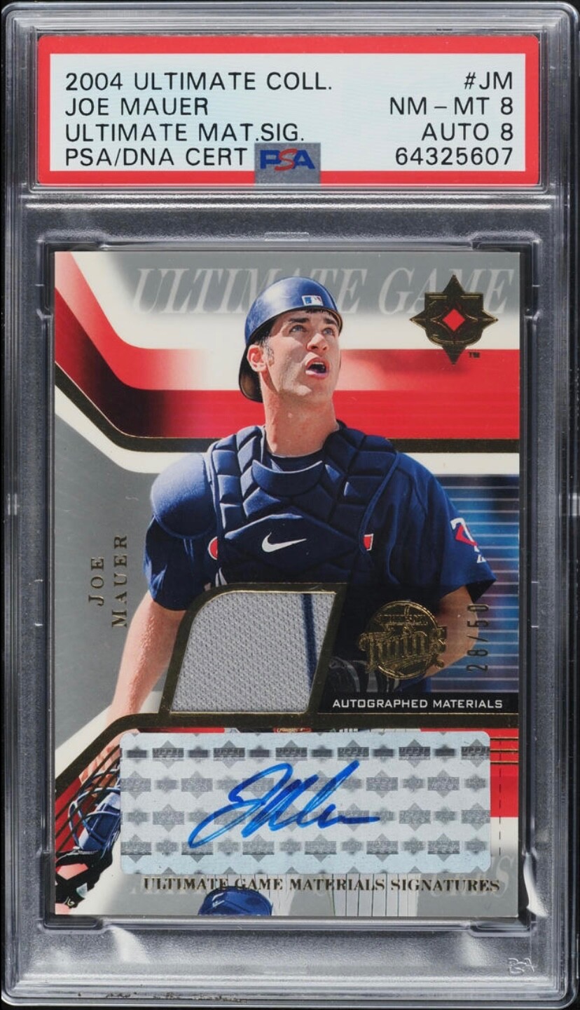 Joe Mauer Autographed Memorabilia | Signed Photo, Jersey, Collectibles ...