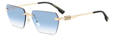 Dsquared2 Occhiali da Sole D2 0102/S LKS/ST Oro azzurro Uomo | eBay