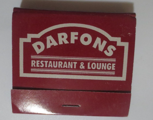 Darfons Restaurant & Lounge Nashville Matchbook Full and Unstruck | eBay