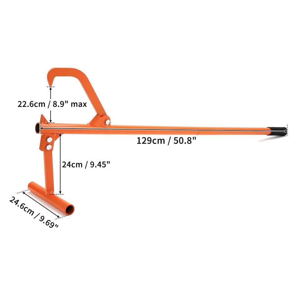 51" Steel Timberjack Timber Jack Tool Log Lifter Roller Log Cant Hook ...
