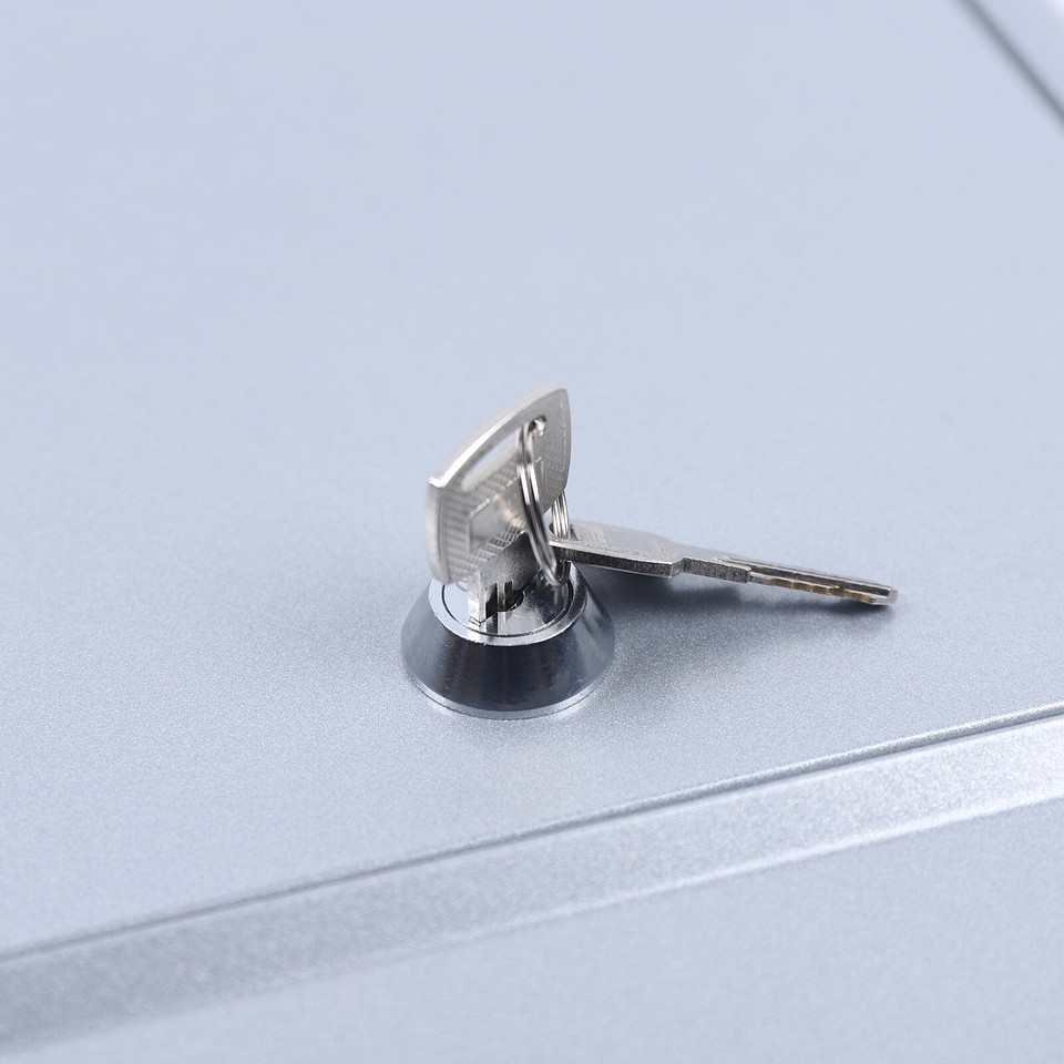 Stainless Steel Mail Letter Post Box Outdoor Wall Mounted Lockable ...