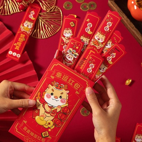 Chinese Lunar New Year Blind Boxes Draw Lots Chinese Red Envelopes | eBay