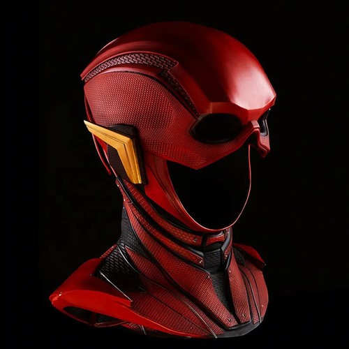 The Flash Wearable Mask DC Justice League 1:1 Helmet Halloween Cosplay ...