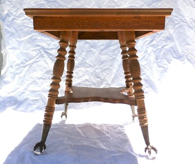 Rare Late C19th Oak Side Table by Conrey & Birely Table Co. Salesman ...