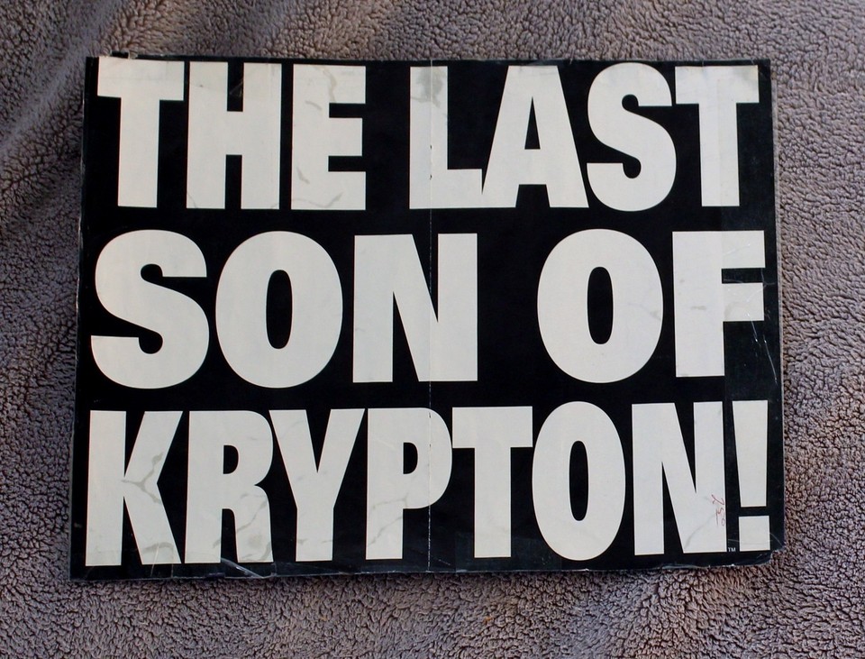 Superman 1993 Jackson Guice Reign Last Son of Krypton DC Comics PROMO ...