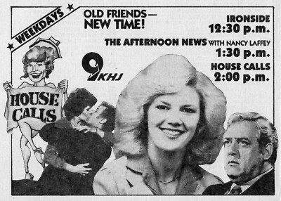 1984 KHJ LOS ANGELES TV AD NANCY LAFFEY NEWS REPORTER | eBay