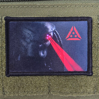 Predator Patch Moral Tactical Military Army USA Flag Hook & Loop 3x2 | eBay