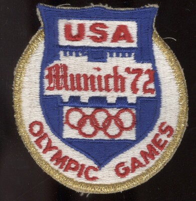 1972 Munich Summer Olympics Patch 3 inches sew-on embroidered original ...
