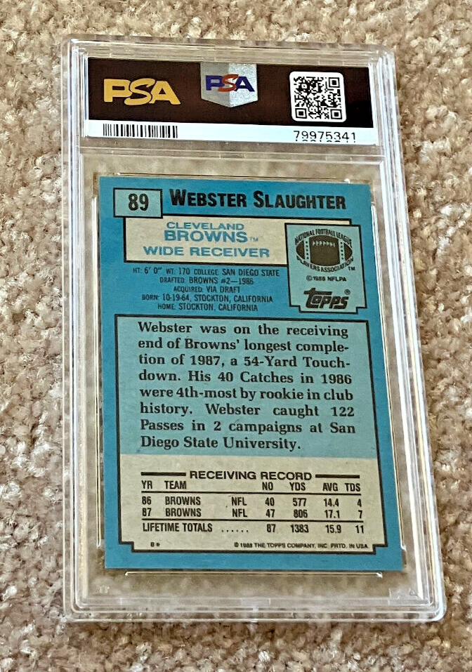 1988 Topps - #89 Webster Slaughter (RC) for sale online | eBay
