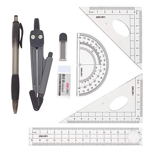 8pcs Math Geometry Kit Set For Student And Engineering Drawing Drawing ...