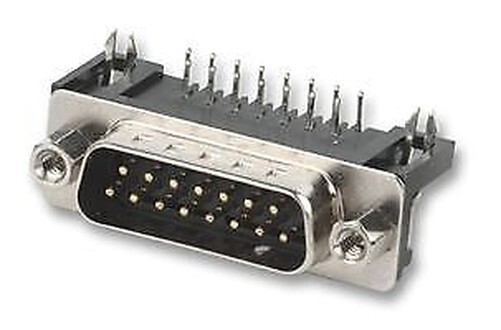 PLUG, D Sub, R/A, PCB, 25WAY, D Sub Connectors, D Subminiature ...